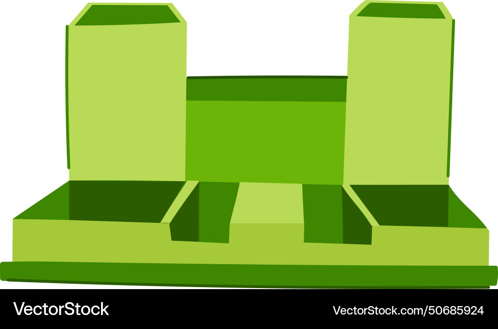 Calendar desk organizer cartoon Royalty Free Vector Image