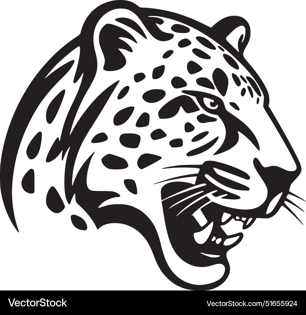 Cheetah - minimalist and simple silhouette Vector Image