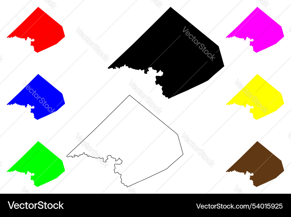 Comal county texas counties in united Royalty Free Vector