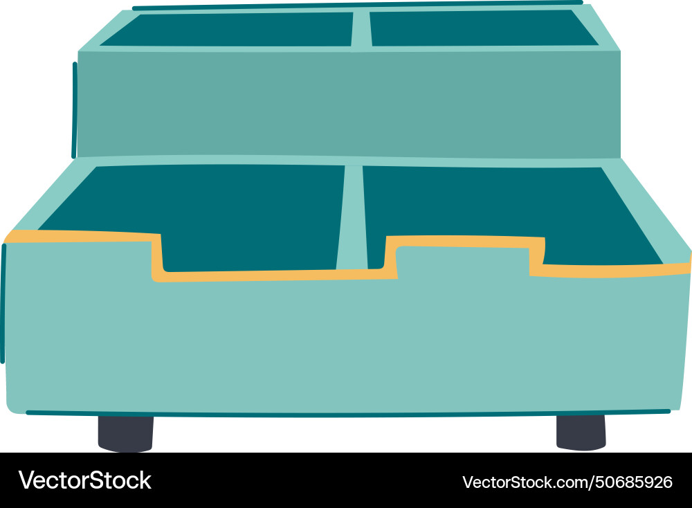 Agenda desk organizer cartoon Royalty Free Vector Image