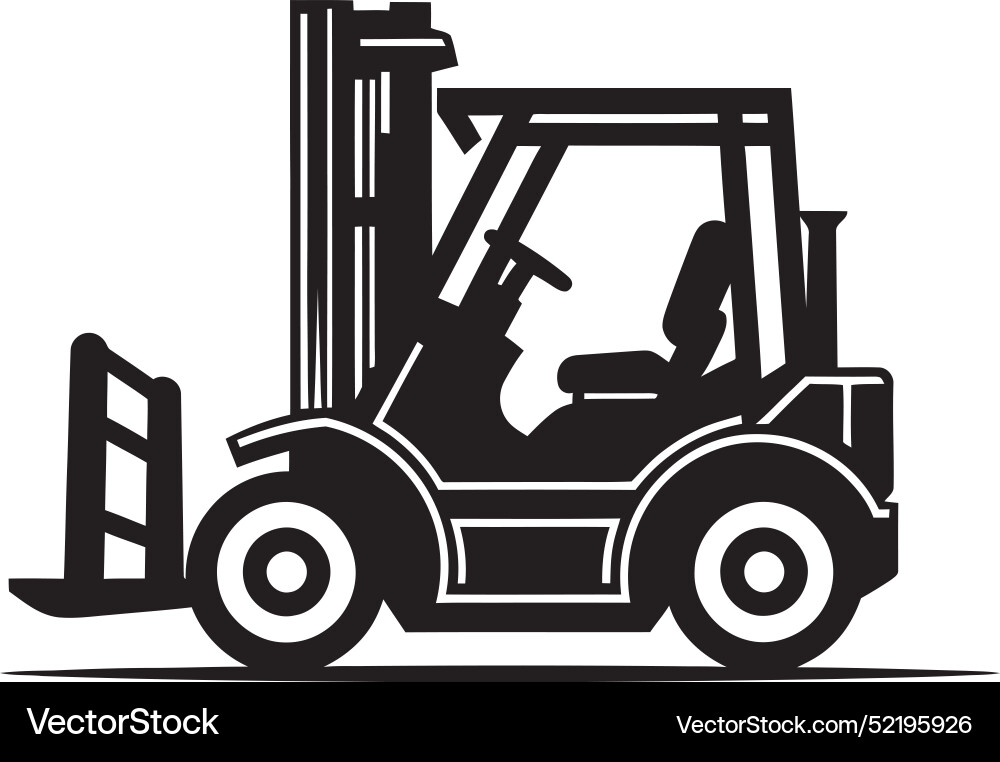 Choosing the right forklift for your warehouse Vector Image