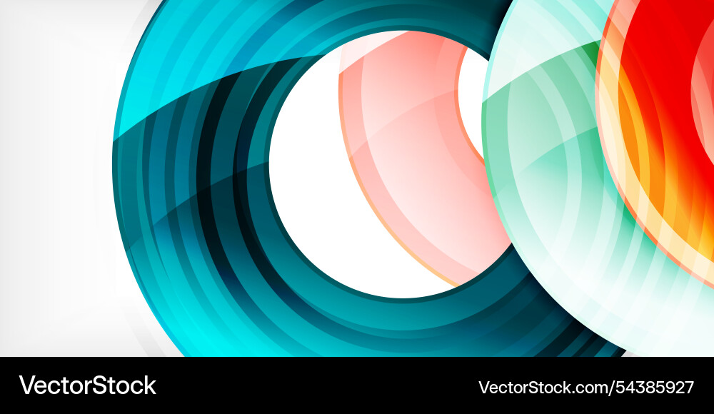 Circles round elements ring shapes premium Vector Image