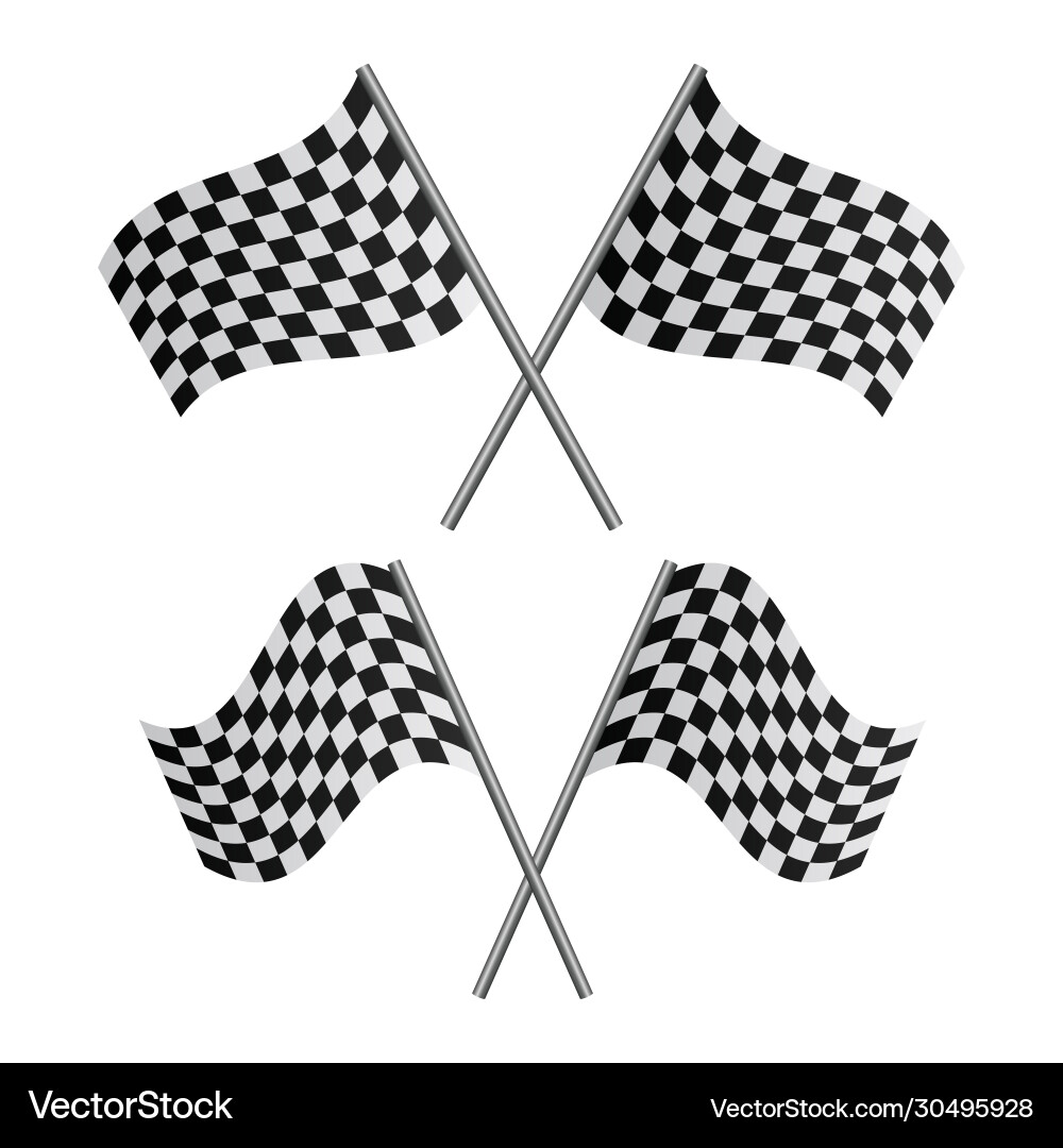 Racing flag Royalty Free Vector Image - VectorStock