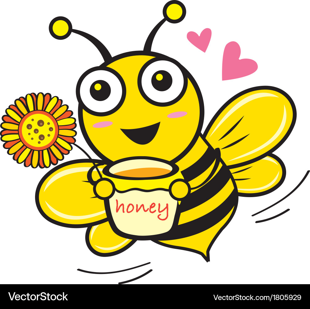 Bee Royalty Free Vector Image - VectorStock