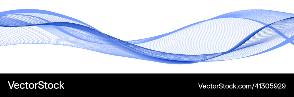 Blue wave swirl swoosh dynamic air wind Royalty Free Vector