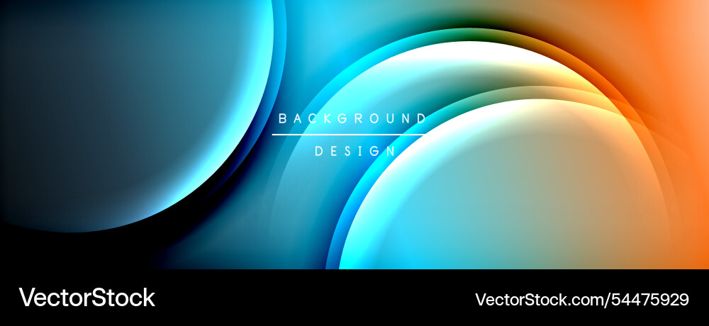 Bright rainbow style color gradient with curve Vector Image