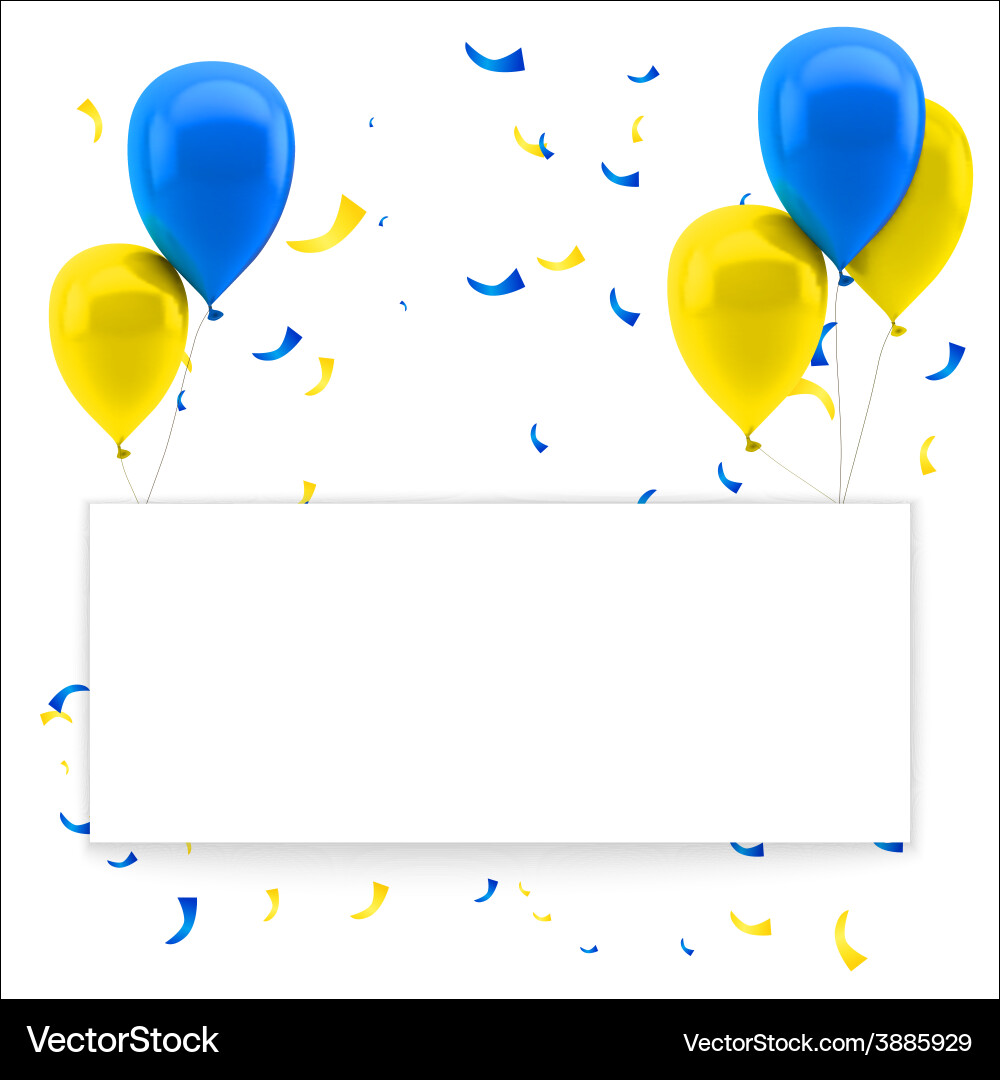 Colorful birthday background with place for text Vector Image