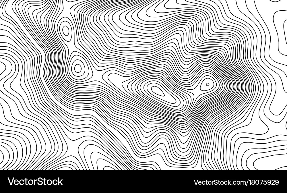 Topographic map contour background topo Royalty Free Vector