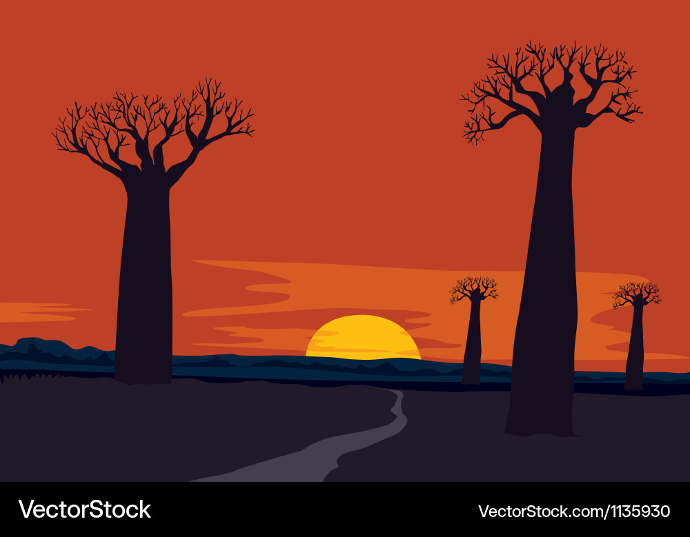 Beautiful nature Royalty Free Vector Image - VectorStock