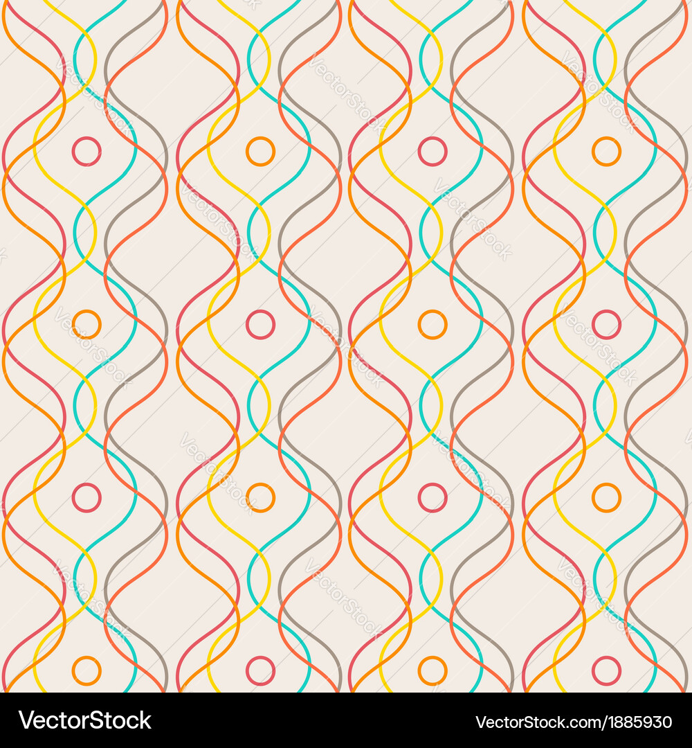 Colorful Geometric Wave Pattern Royalty Free Vector Image