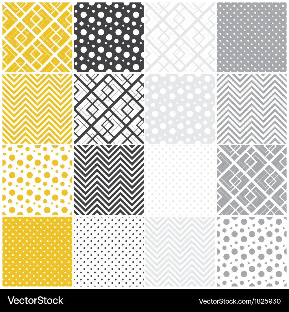 Geometric Pattern Collection Royalty Free Vector Image