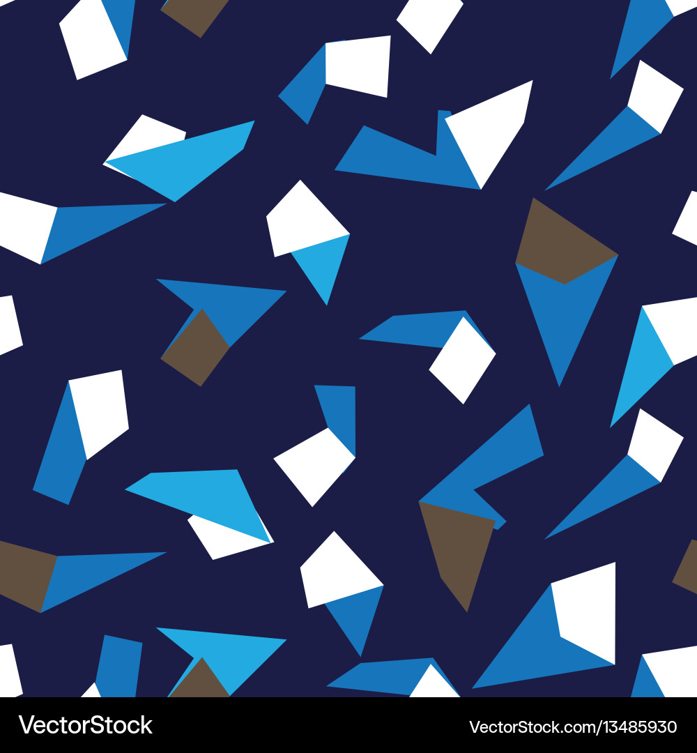 Memphis Style Geometric Pattern Royalty Free Vector Image