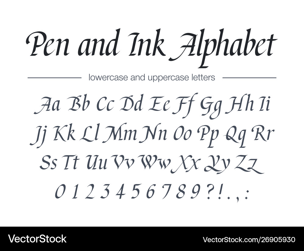 Alphabet Signature Vector Images (over 110,000)