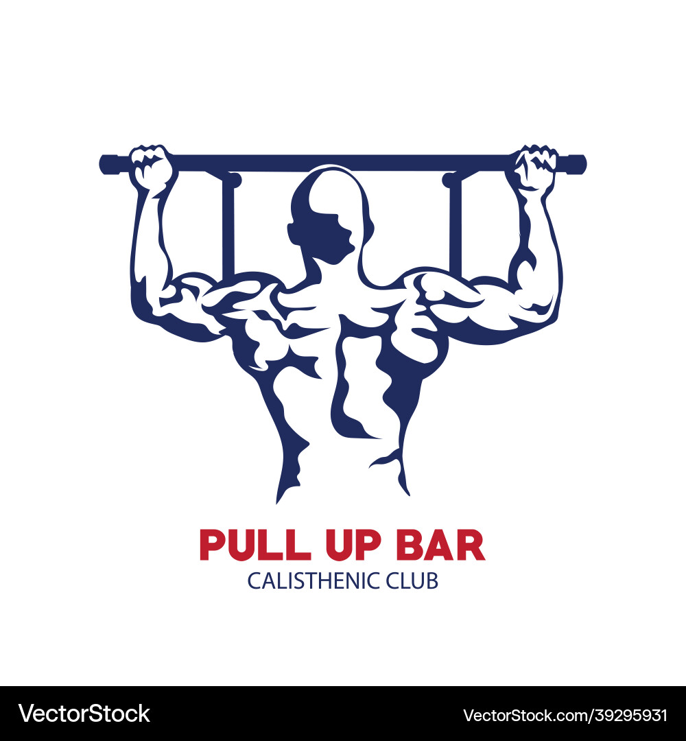 Calisthenics Workout Logo Royalty Free Vector Image
