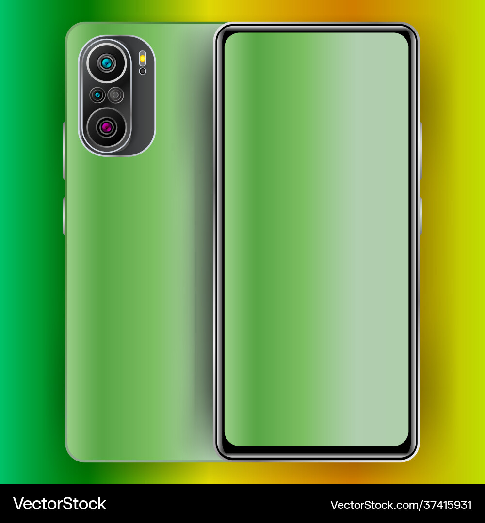 Realistic smartphone design Royalty Free Vector Image