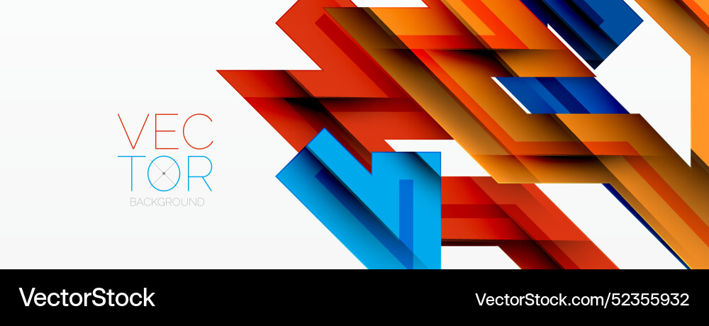 Dynamic lines geometric background Royalty Free Vector Image