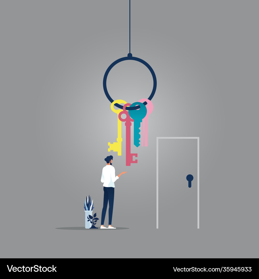 Choose right choice to success Royalty Free Vector Image