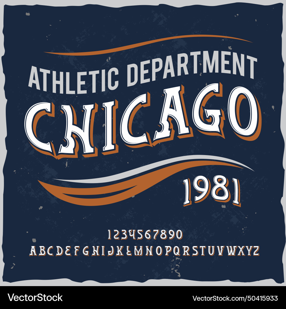 Good handcrafted font for any label design Vector Image