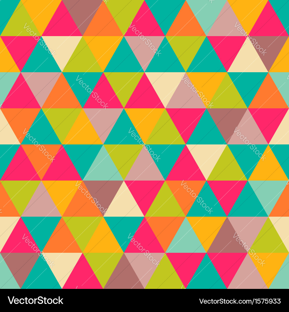 Triangles pattern Royalty Free Vector Image - VectorStock