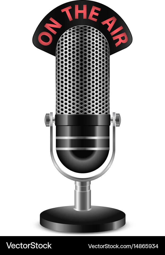 Microphone Royalty Free Vector Image - VectorStock
