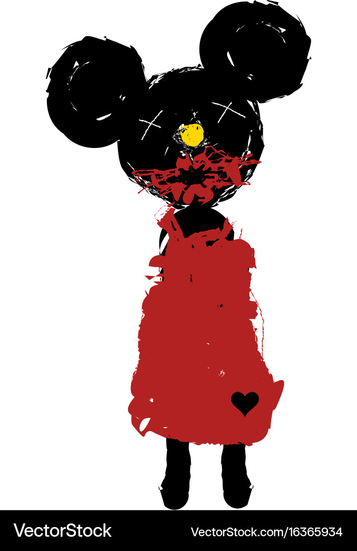 Minnie mouse Royalty Free Vector Image - VectorStock