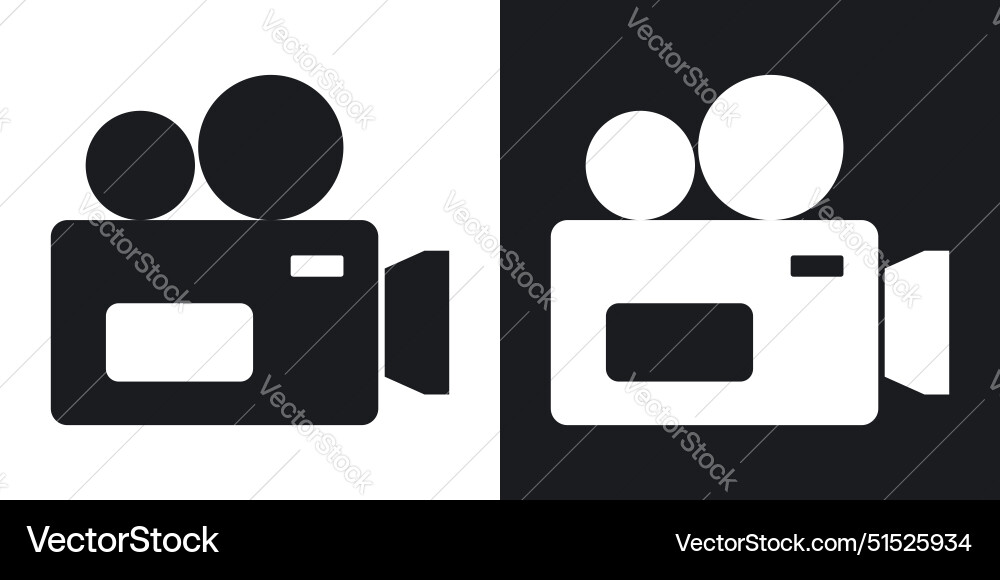 Video camera icon Royalty Free Vector Image - VectorStock