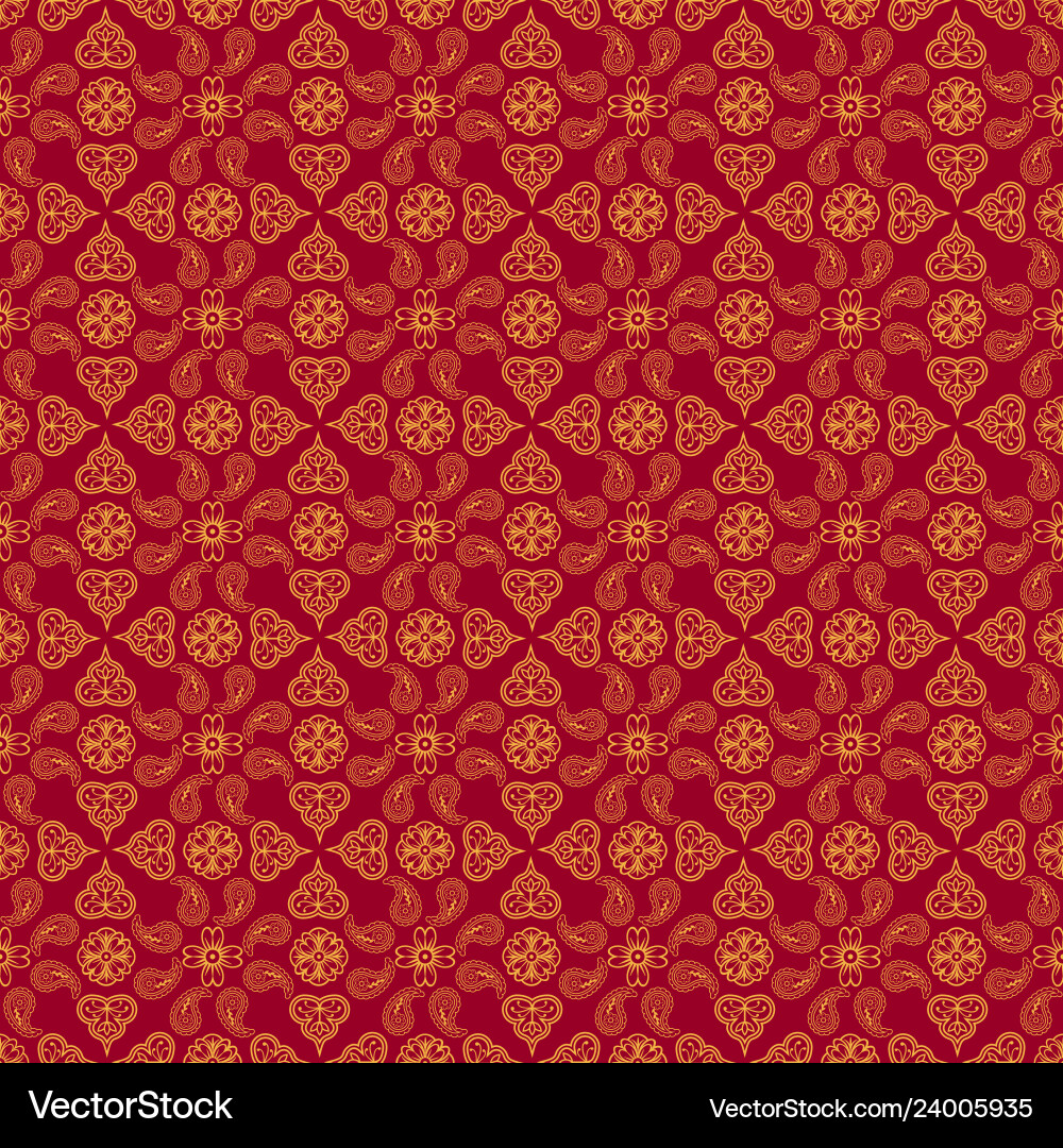 Indian traditional pattern Royalty Free Vector Image