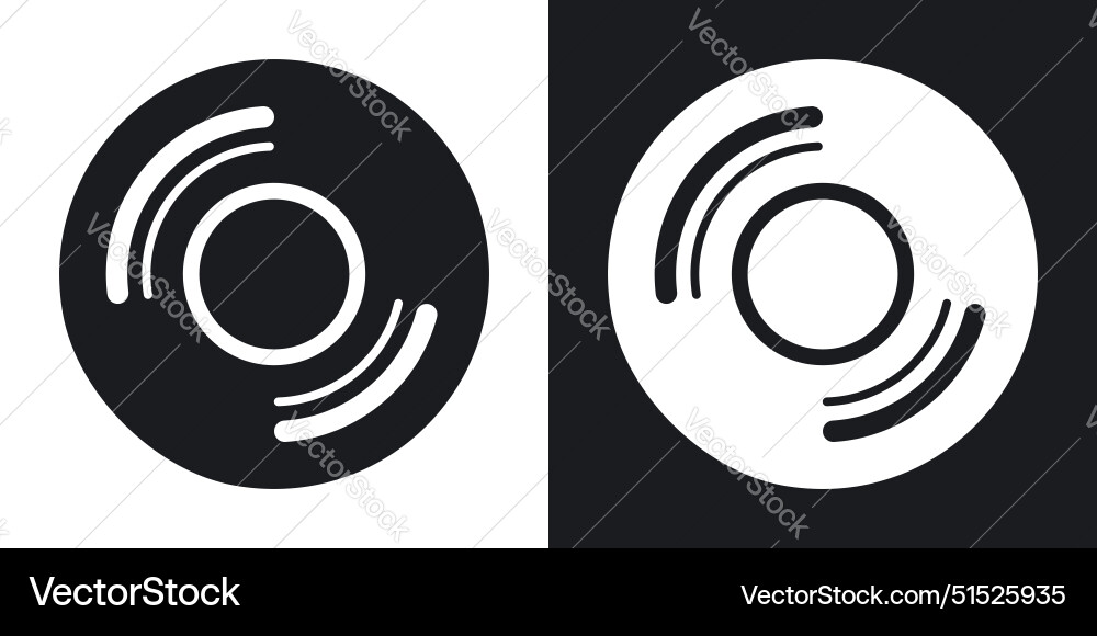 Vinyl icon Royalty Free Vector Image - VectorStock