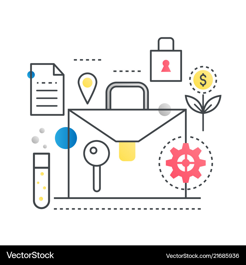 Business corporate financial strategy Royalty Free Vector