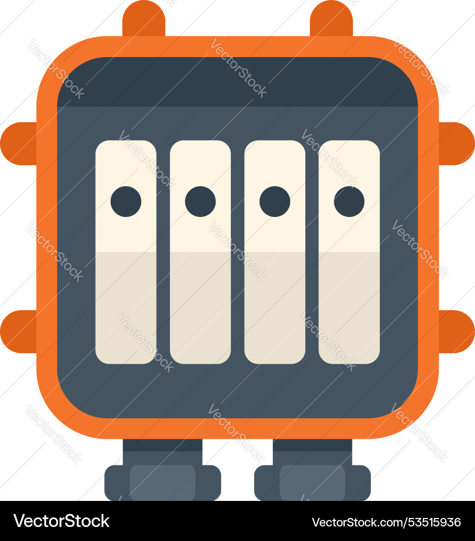 Electrical fuse box protecting circuit – Royalty-Free Vector | VectorStock