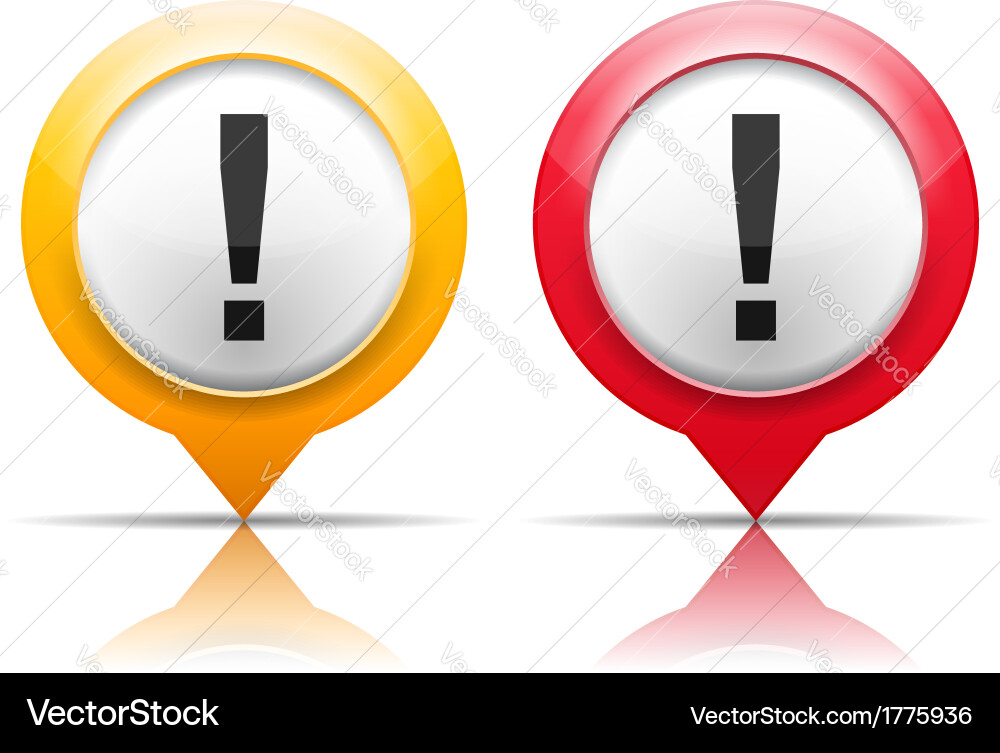 Exclamation mark Royalty Free Vector Image - VectorStock