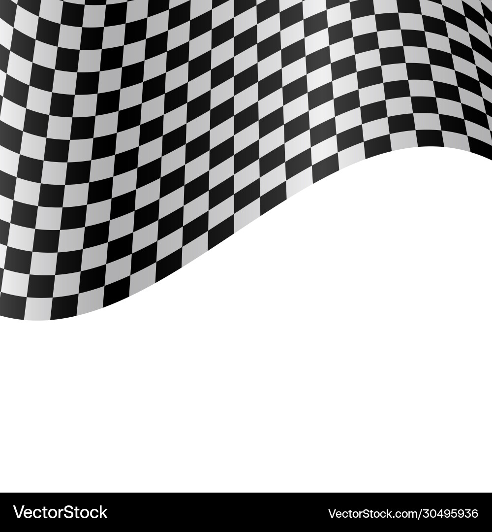 Racing flag Royalty Free Vector Image - VectorStock