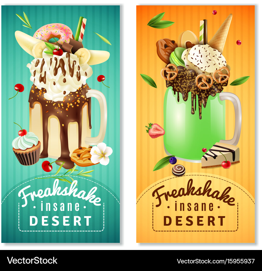 Milkshake Banner Vector Images (over 1,100)