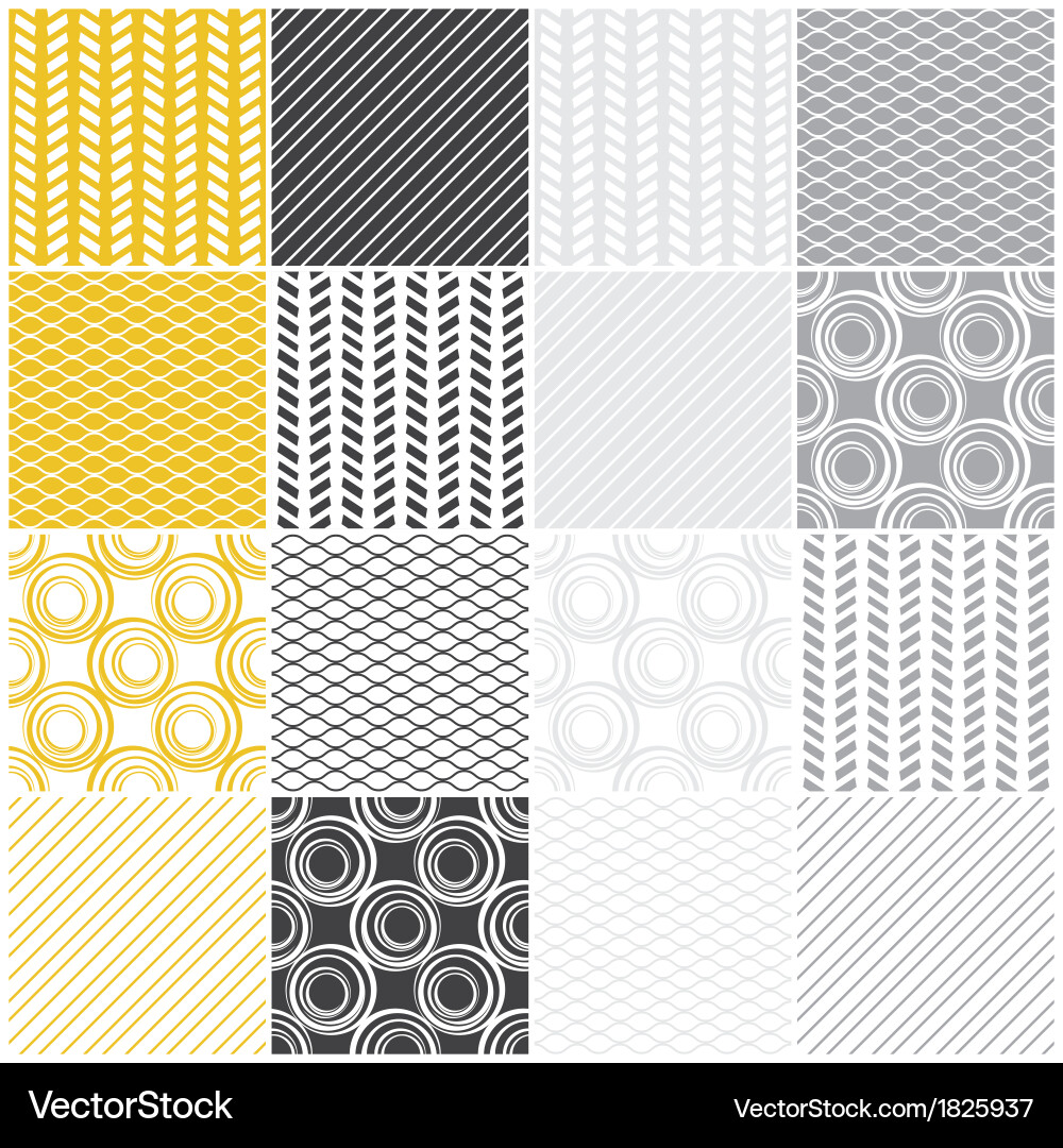 Geometric Pattern Collection Royalty Free Vector Image