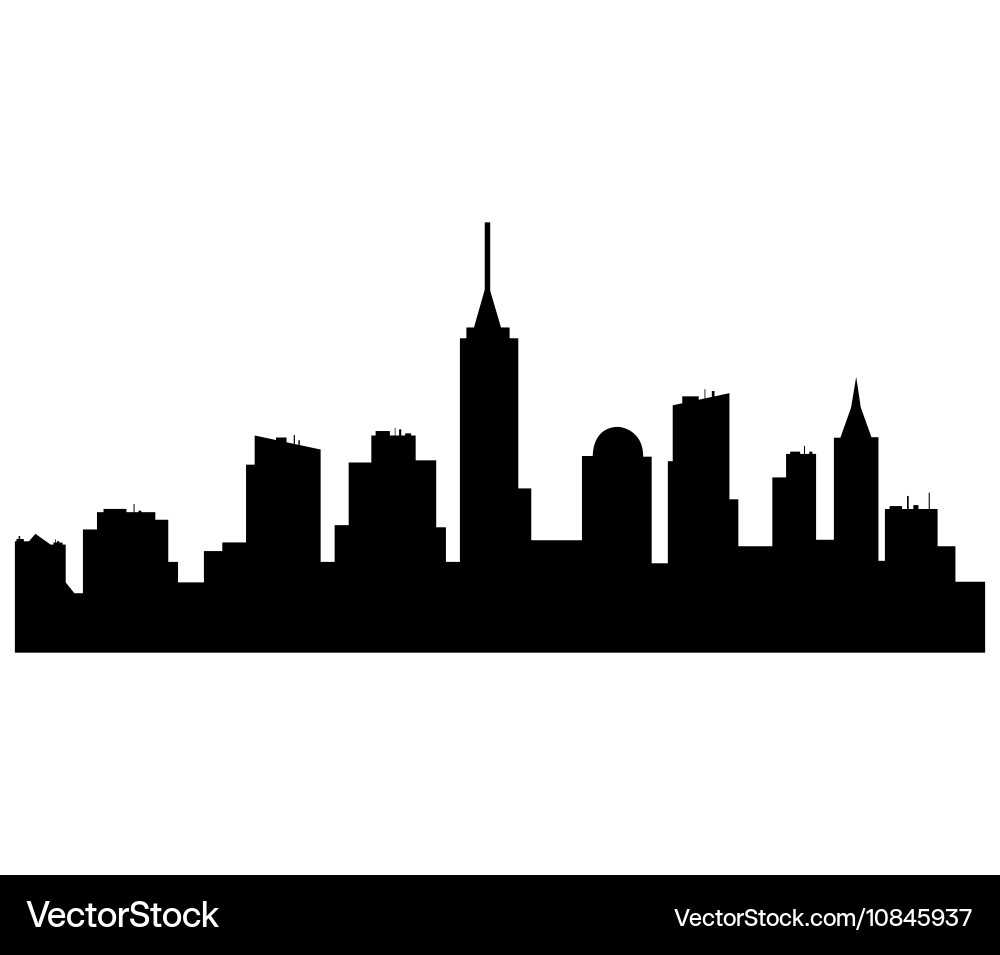 New york skyline Royalty Free Vector Image - VectorStock