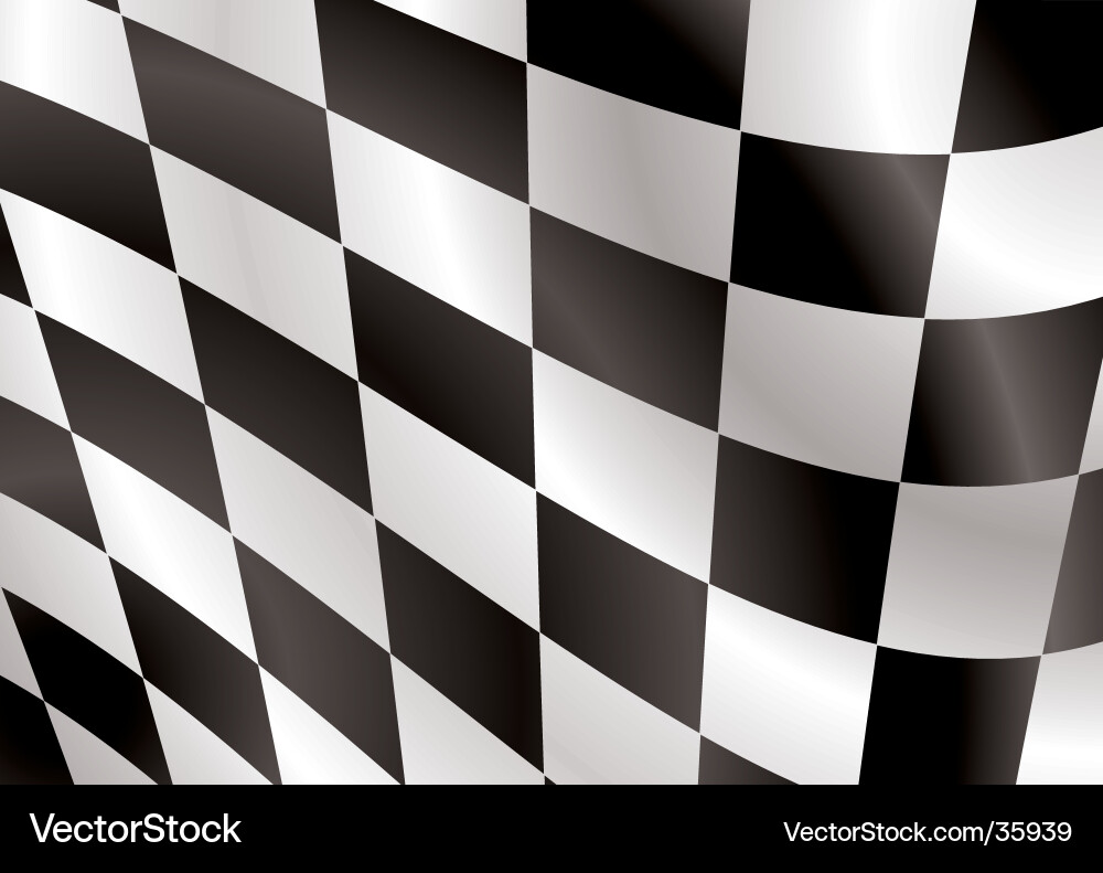 Checkered flag Royalty Free Vector Image - VectorStock