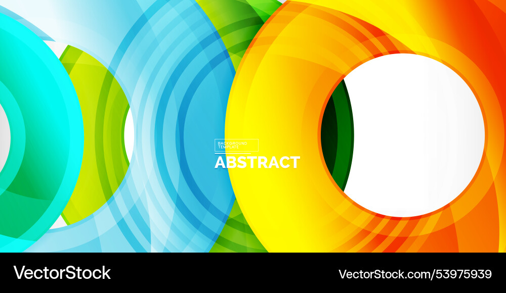 Circles round elements ring shapes premium Vector Image