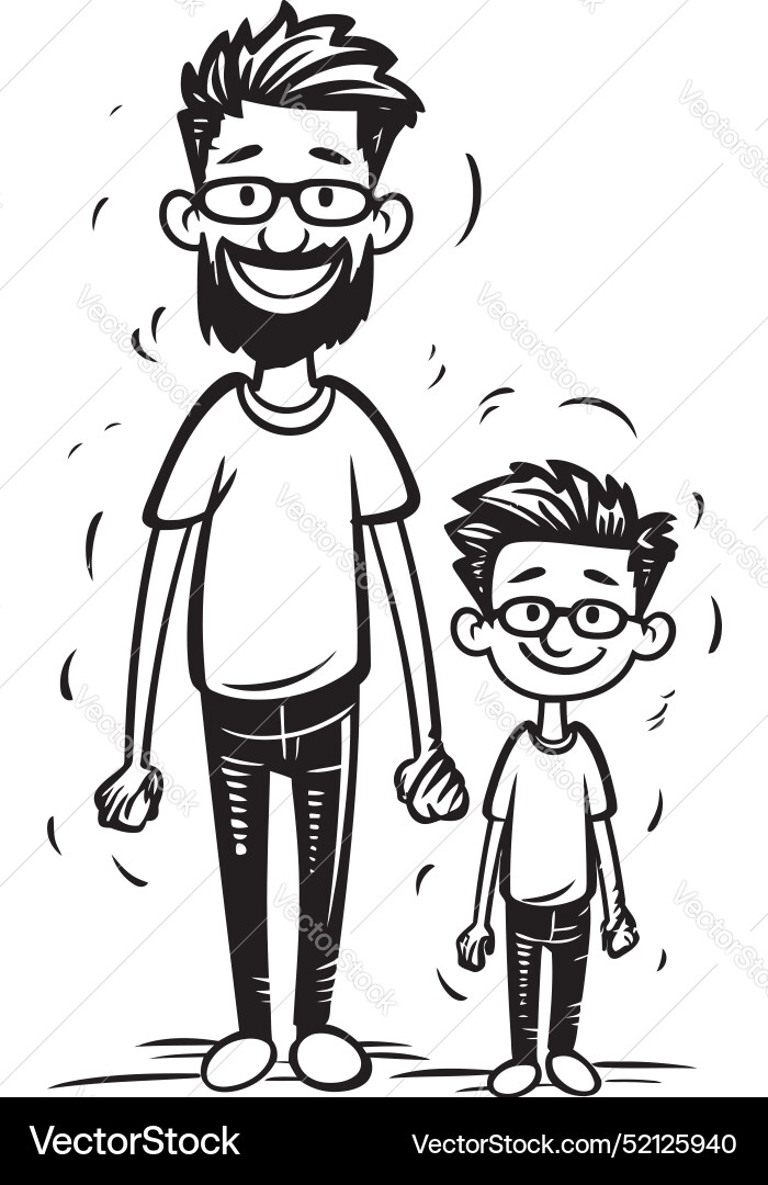 Daddys joyride father son iconic emblem blissful Vector Image