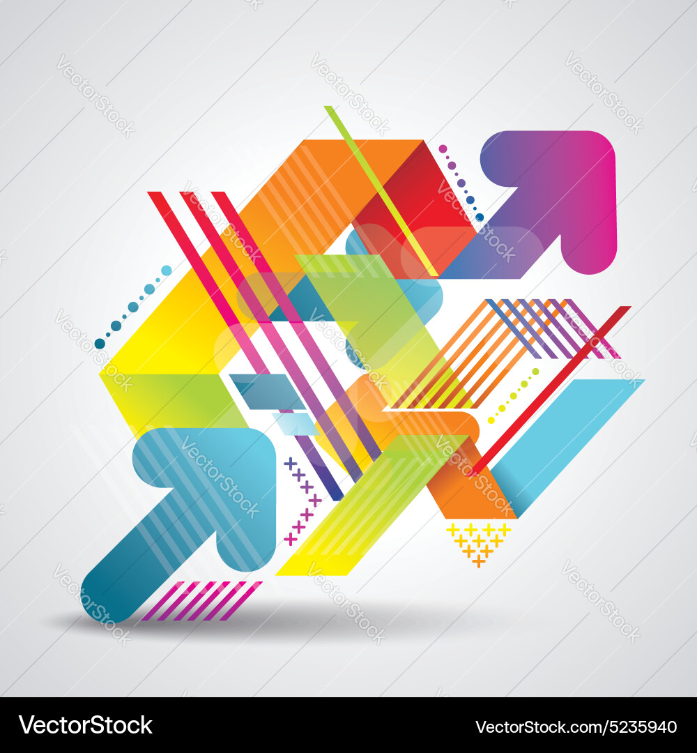 Geometric Abstract Background Royalty Free Vector Image