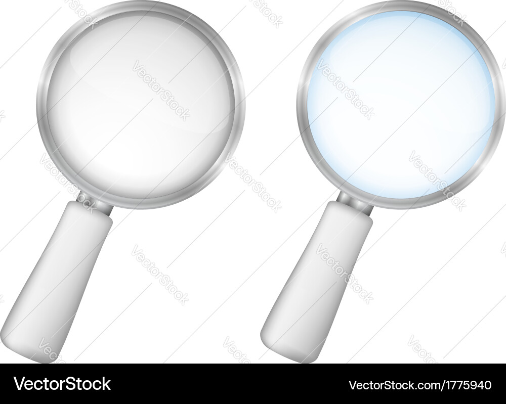 Magnifying glass Royalty Free Vector Image - VectorStock