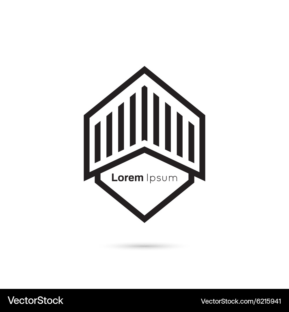 Abstract logo design template Royalty Free Vector Image