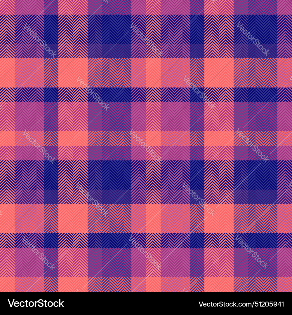 Texture plaid of textile fabric tartan Royalty Free Vector