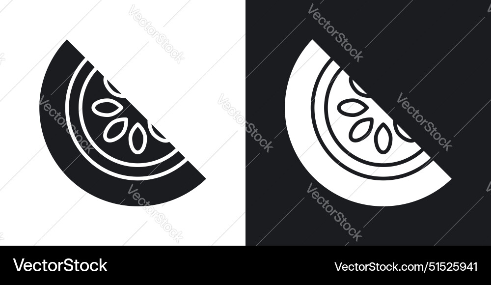 Watermelon icon Royalty Free Vector Image - VectorStock