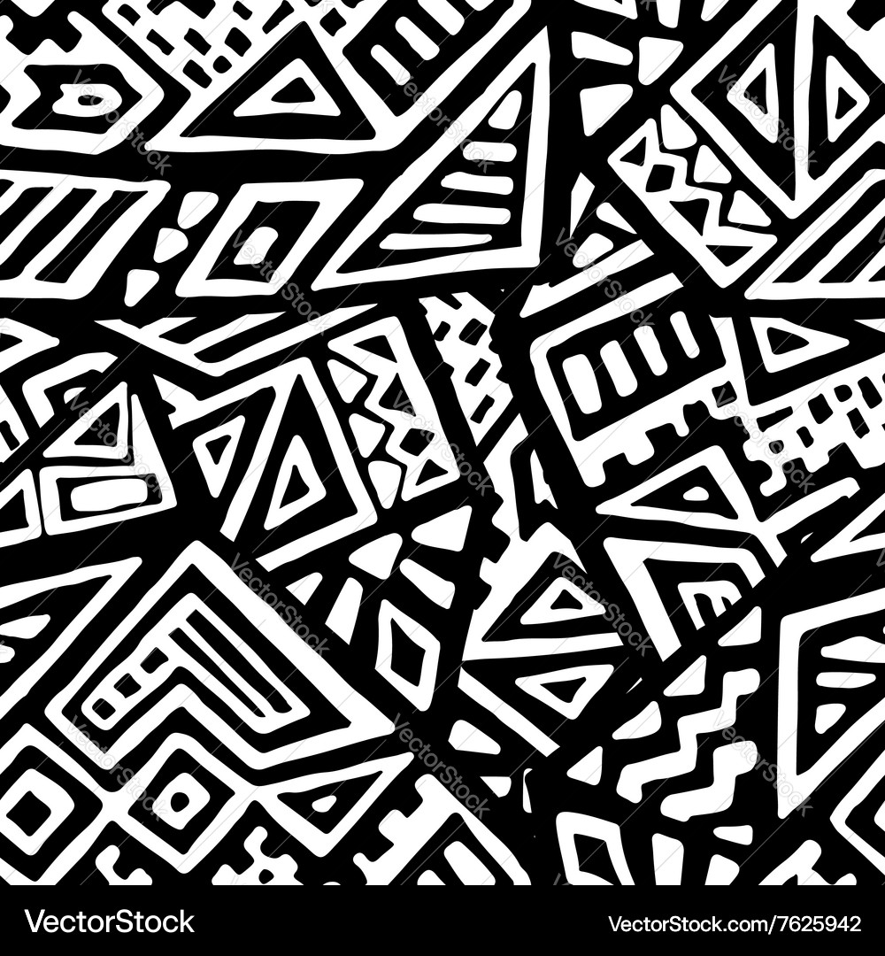 Ethnic Tribal Pattern Royalty Free Vector Image