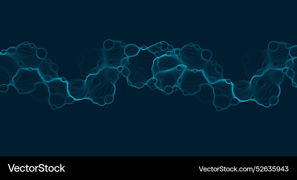 Abstract aqua backdrop with blurred caustics Vector Image