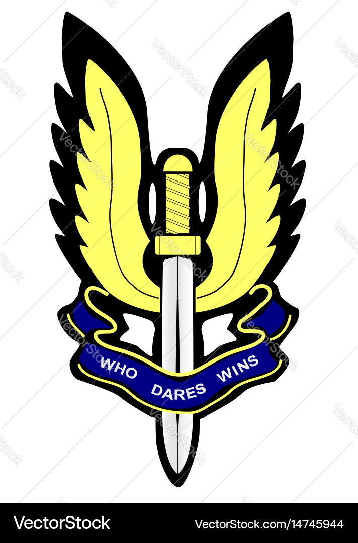 Sas badge Royalty Free Vector Image - VectorStock