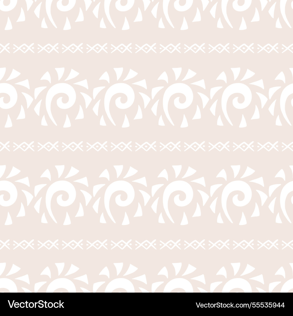 Simple ethnic style seamless pattern decorative Vector Image