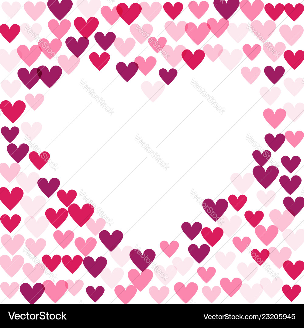Background with hearts heart Royalty Free Vector Image
