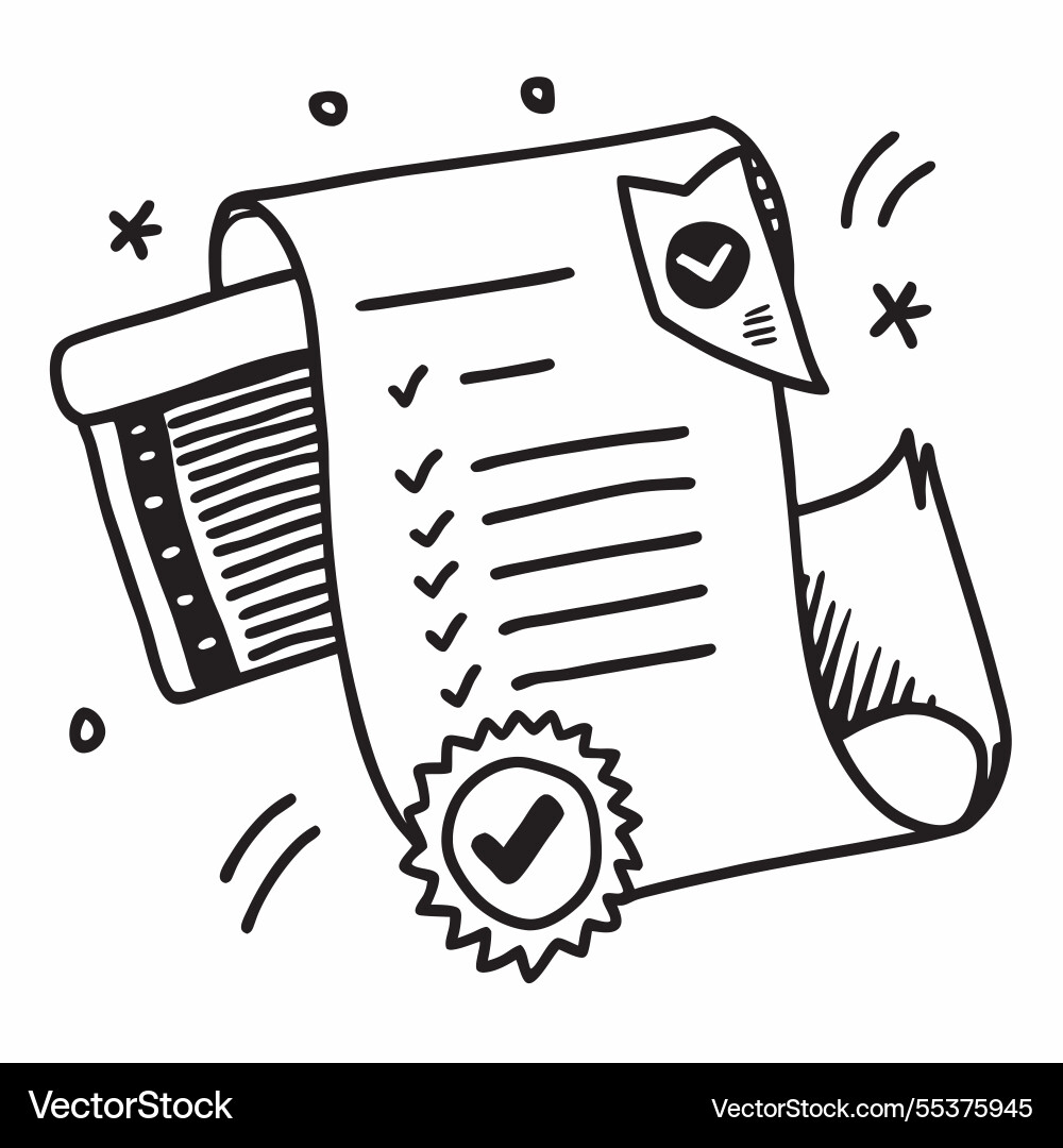 Security policy with expense report concept Vector Image