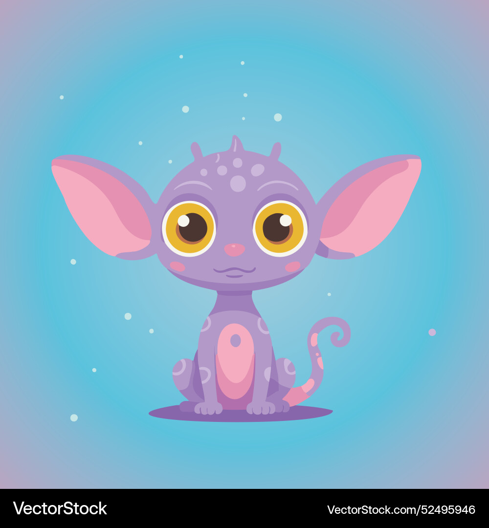 Alien sphynx cat Royalty Free Vector Image - VectorStock